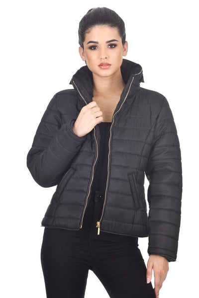 Black Puffer Jacket – AX Paris